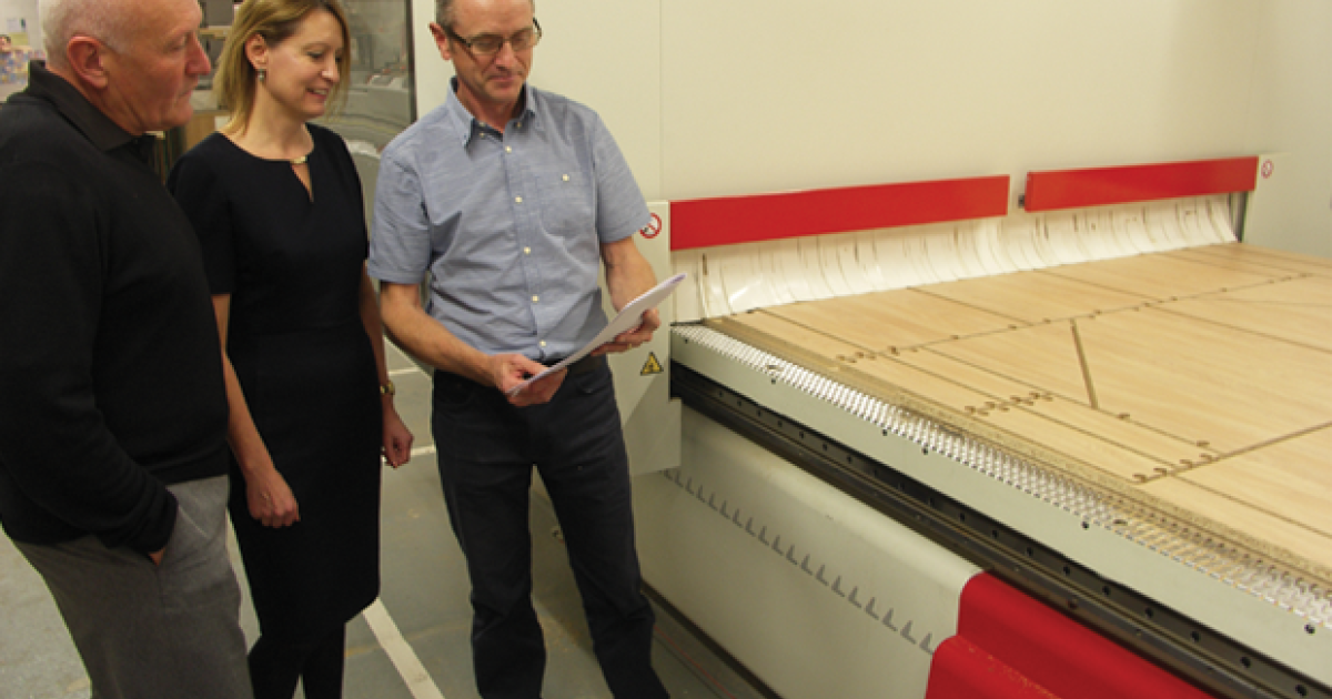SCM nesting CNC installed at… | Furniture & Joinery Production