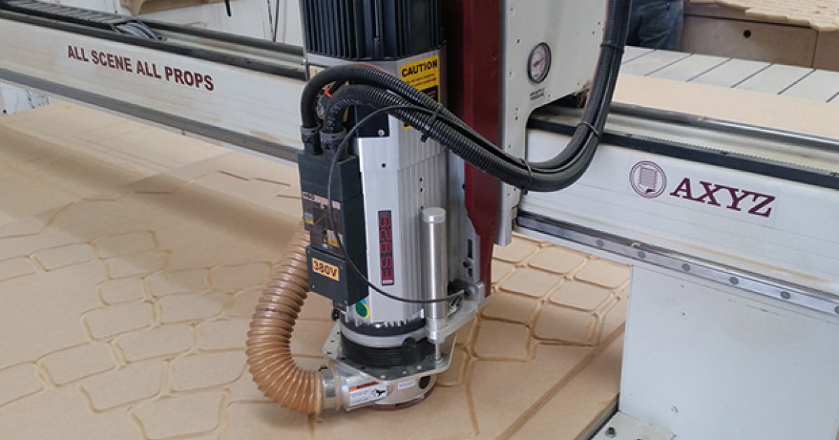 AXYZ router sets the scene at… | Furniture & Joinery Production