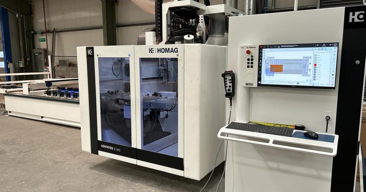 HOMAG’s CENTATEQ E-310 powerEdge CNC… | Furniture & Joinery Production
