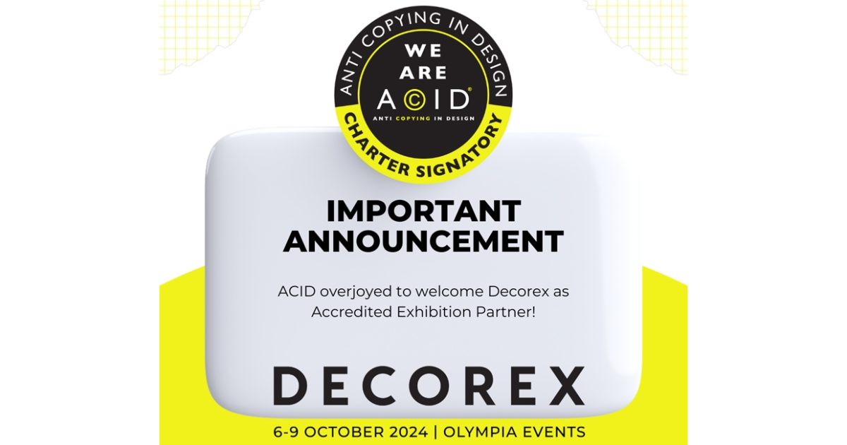 ACID welcomes Decorex as accredited… | Furniture & Joinery Production